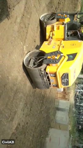 Earth compaction - YouTube