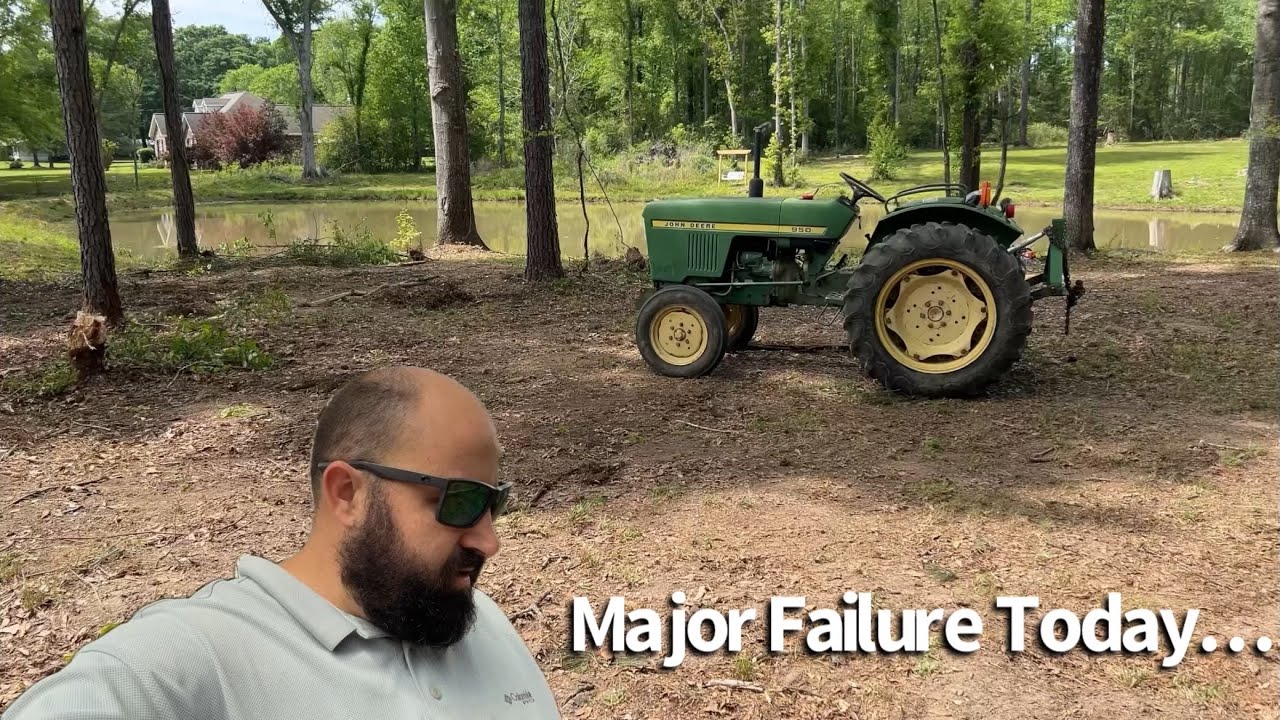 Tree Removal Day Ended With Tractor Failure… - YouTube