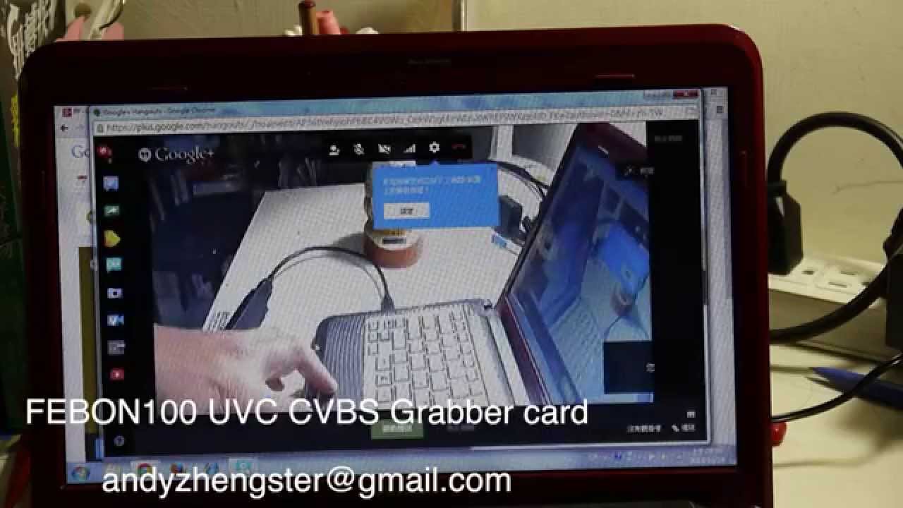 FEBON100 UVC CVBS composite capture card work on windows google ...