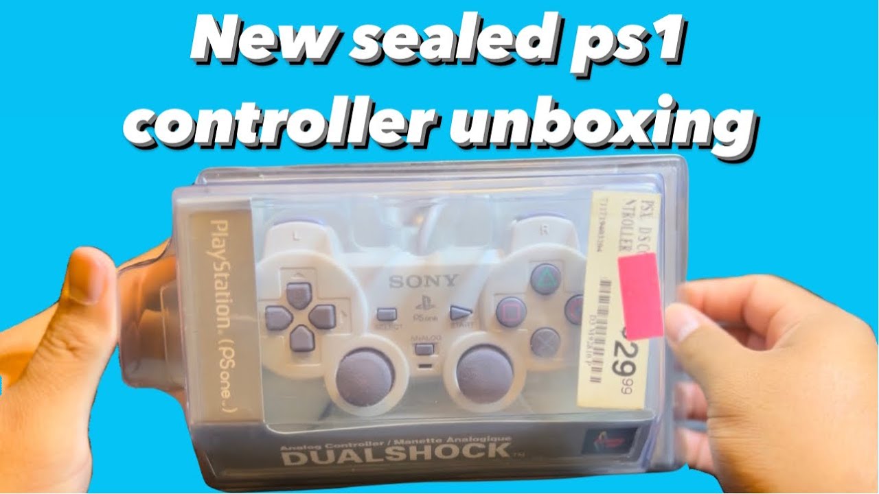 New Ps1 Controller DualShock Unbox - YouTube