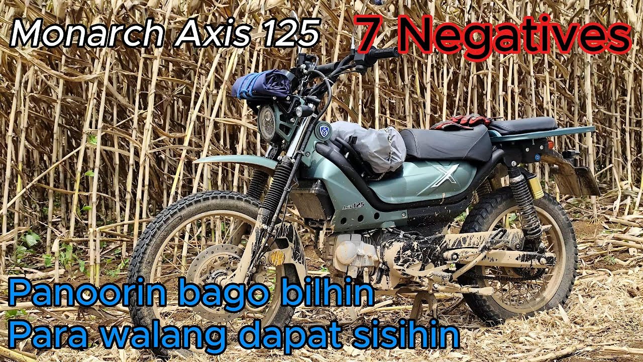 Monarch Axis 125 7 negatives - YouTube