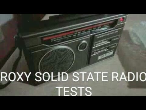 ROXY SOLID STATE RADIO (1985, It's a Made in JAPAN) Test ve inceleme....