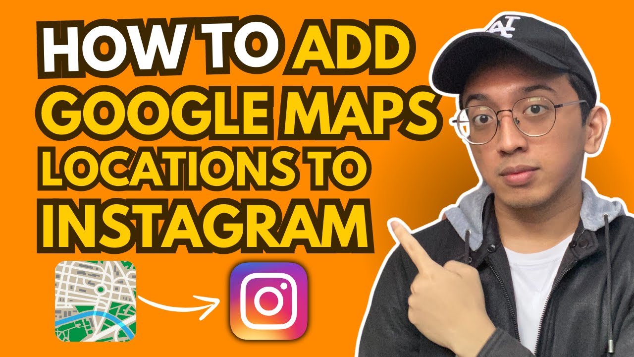 How To Add Google Maps Locations to Instagram - Step by Step - YouTube