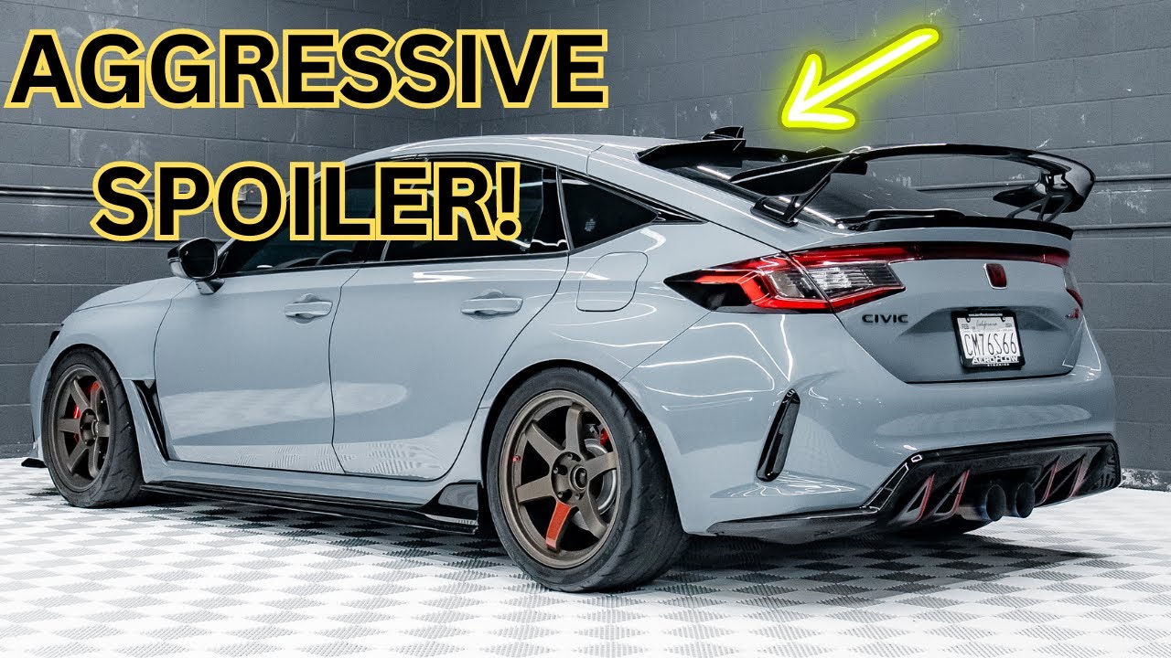 Rear Spoilers for the 2023+ HONDA CIVIC TYPE R! - YouTube