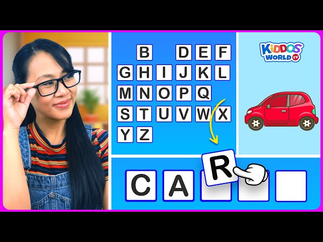 Easy Spelling Words with Miss V - Teaching 44 Basic English Words ...