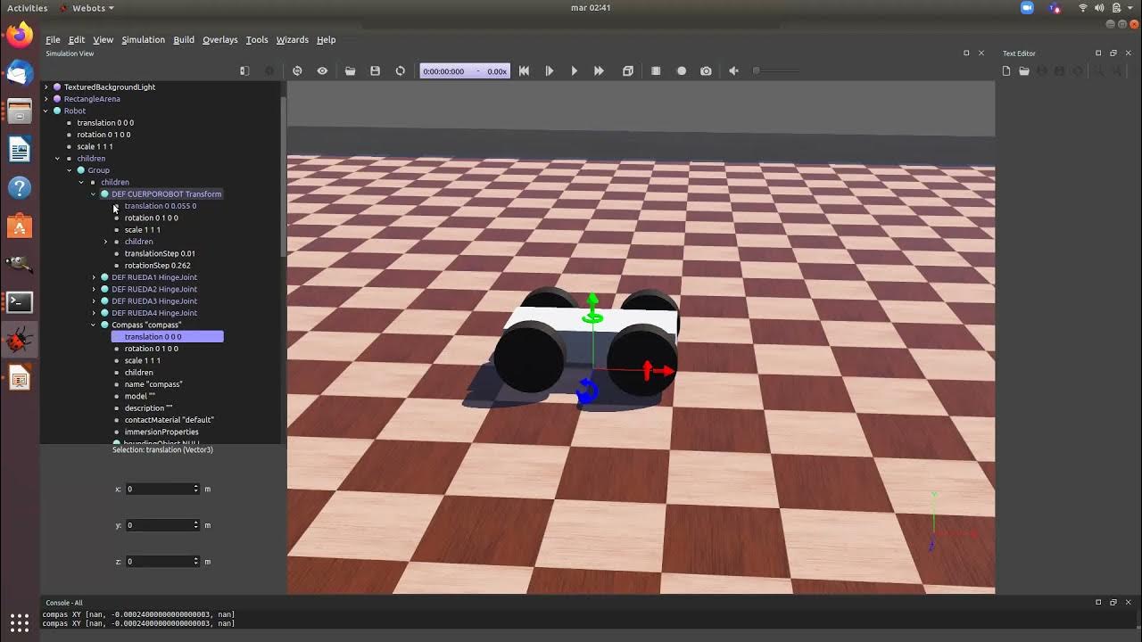Tutorial de webots 2: Agregar sensores al robot - YouTube