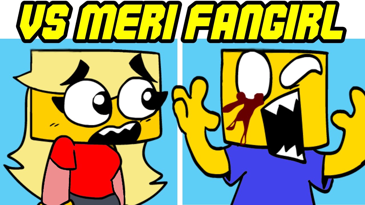 Friday Night Funkin' VS Meri Fangirl (That One Fangirl) (FNF Mod) - YouTube