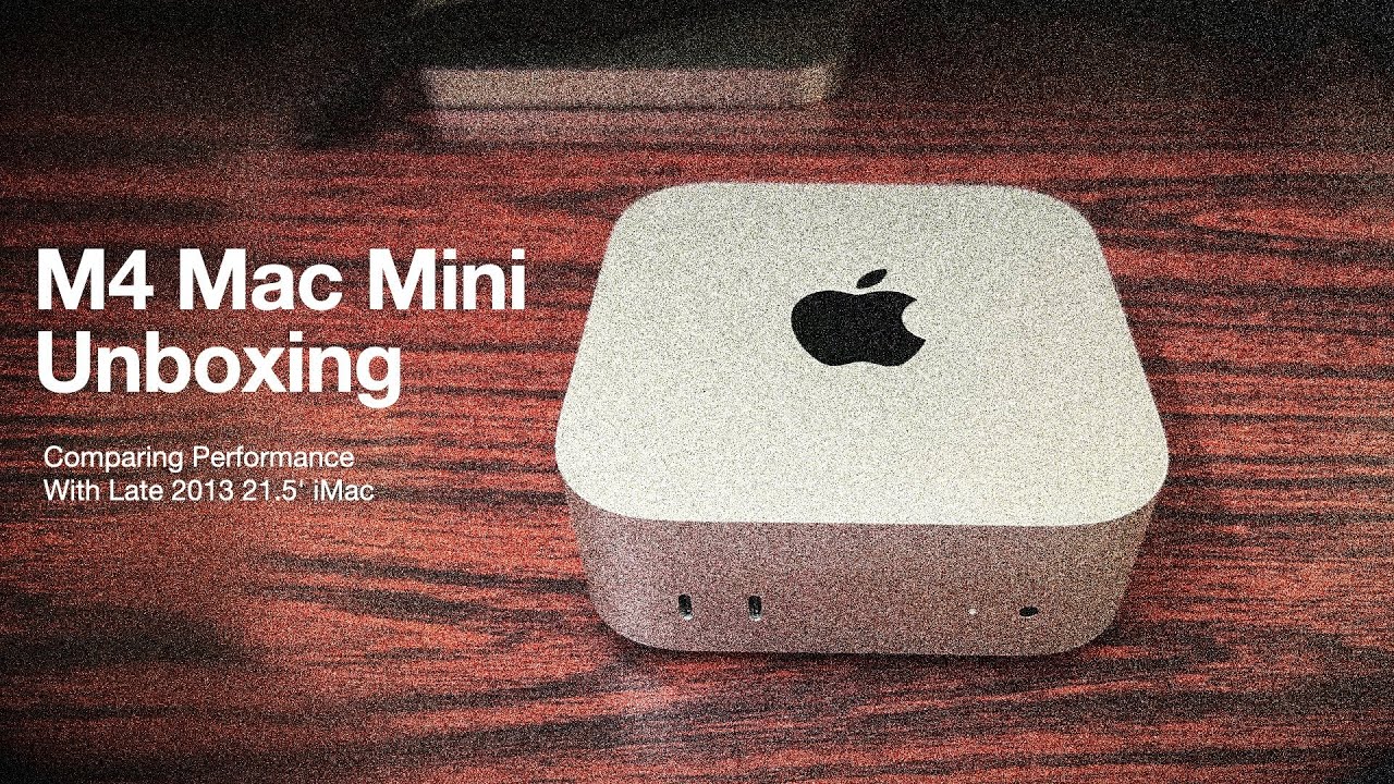 M4 Mac Mini Unboxing & Comparison Of Performance With My Late 2013 21.5 ...