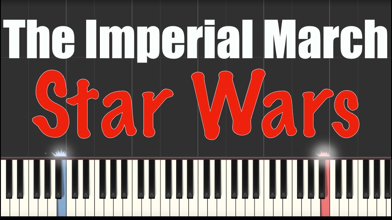 The Imperial March - Star Wars - Piano Tutorial - YouTube