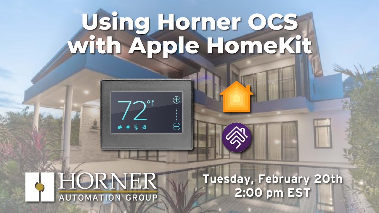 Using Horner OCS with Apple HomeKit - YouTube