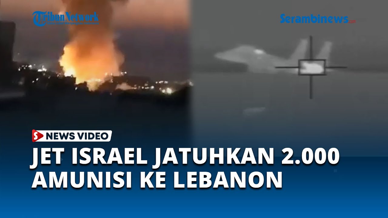 Serangan Brutal Tentara Israel Ledakan Lebanon Pakai 2000 Amunisi - YouTube