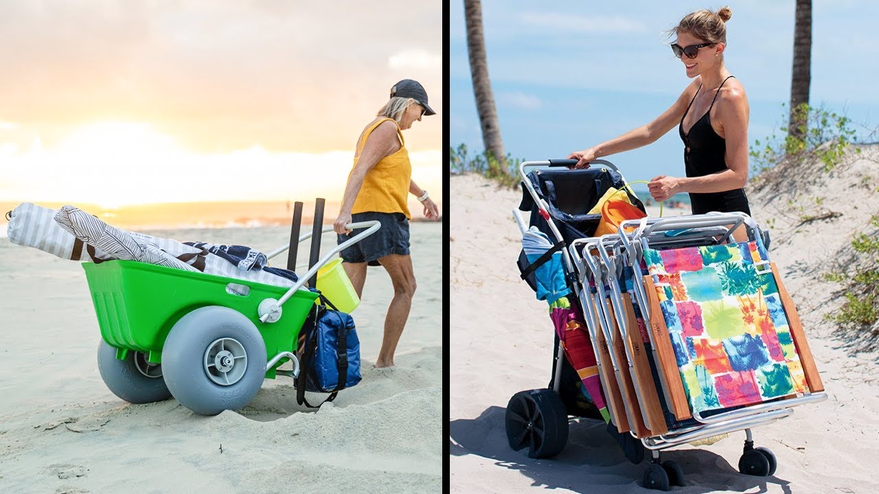 Best Beach Cart For Smooth Travelling | Top 7 Folding Carts That Make ...