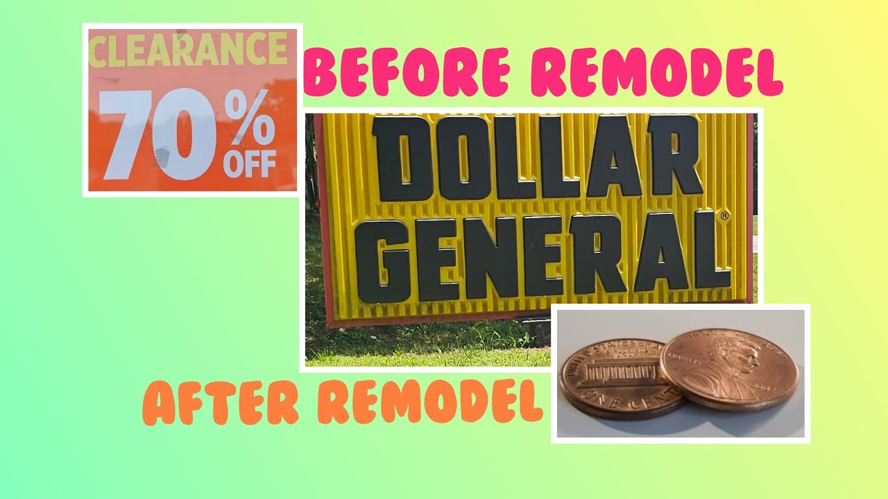 Dollar General shopping before and after a remodel - YouTube