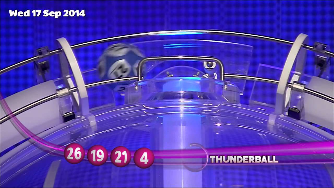 The National Lottery Thunderball draw results from Wednesday 17th ...