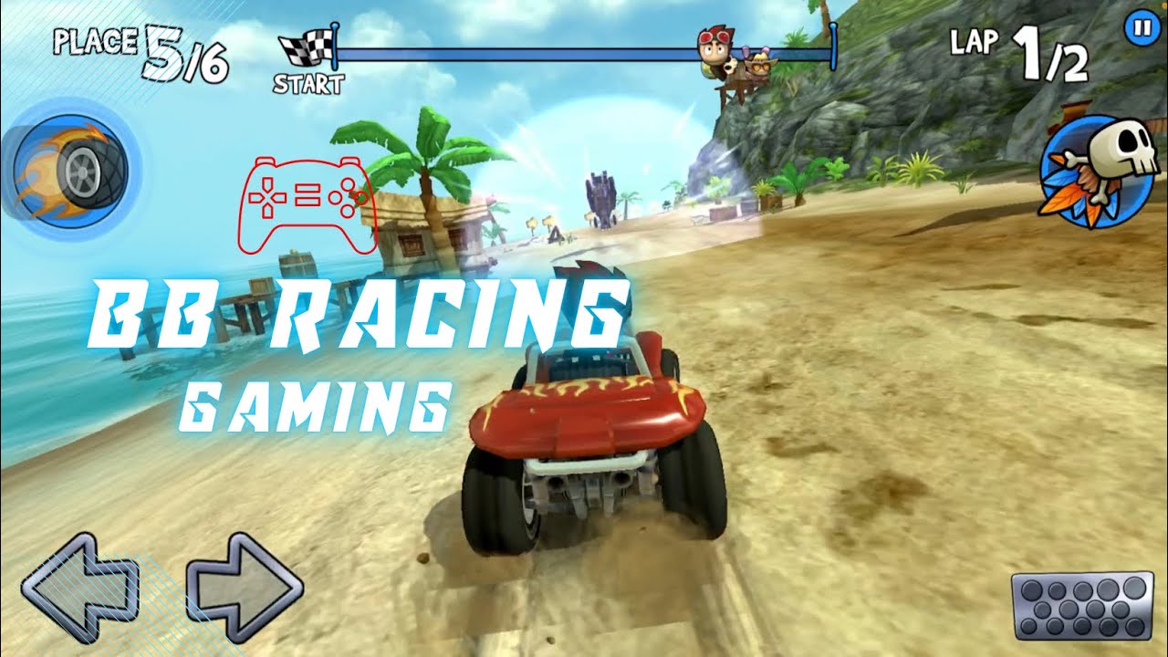 BB RACING GAMEPLAY FAST TIME TRIAL - YouTube