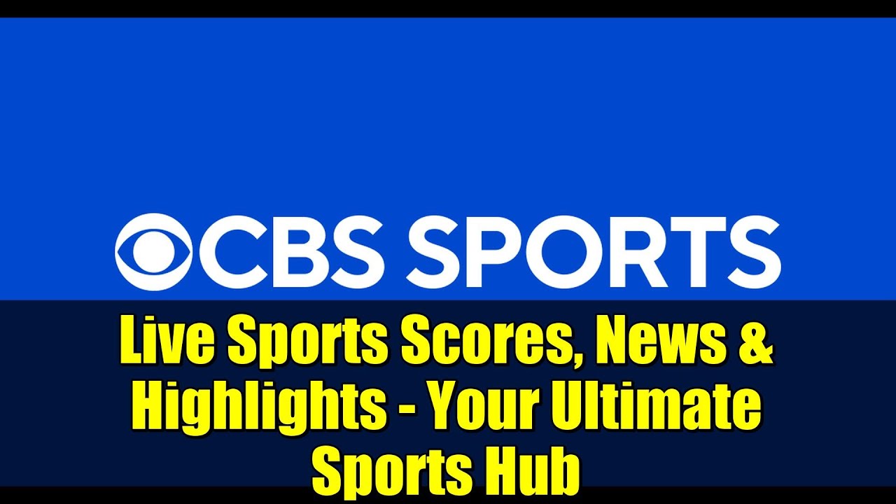 Live Sports Scores, News & Highlights - Your Ultimate Sports Hub - YouTube