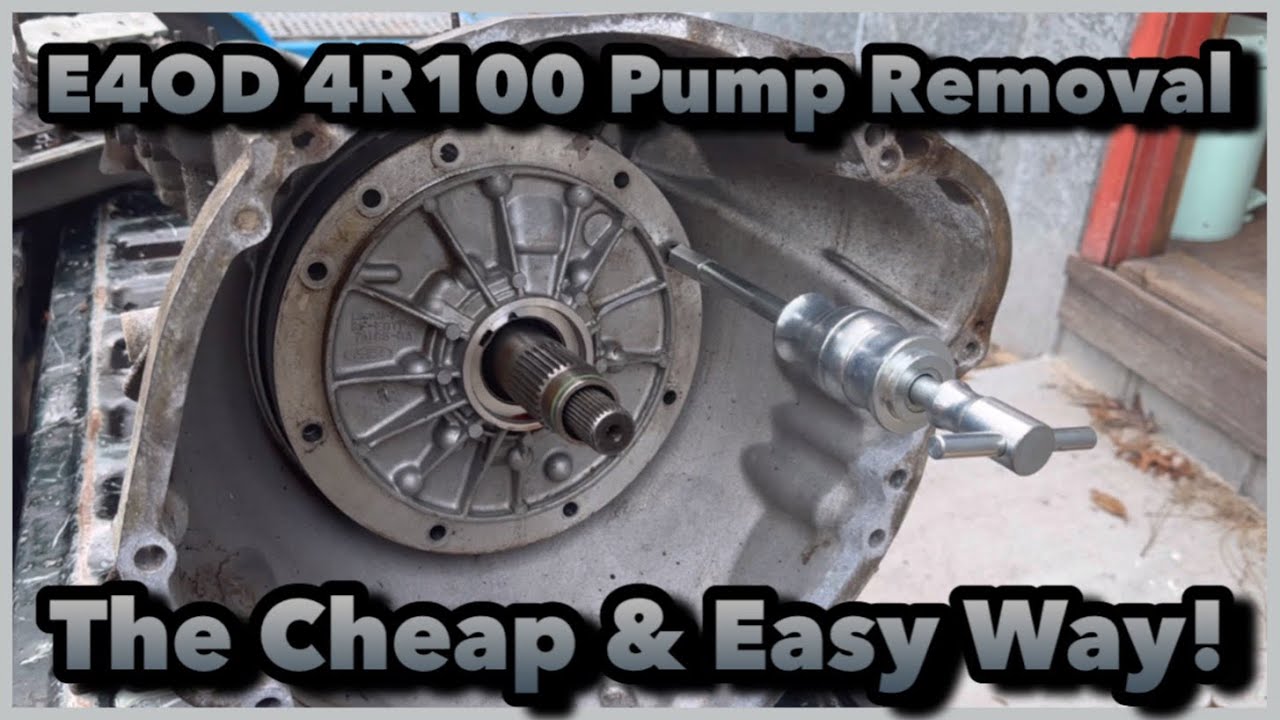 E4OD & 4R100 Pump Removal | The Cheap & Easy Way - YouTube