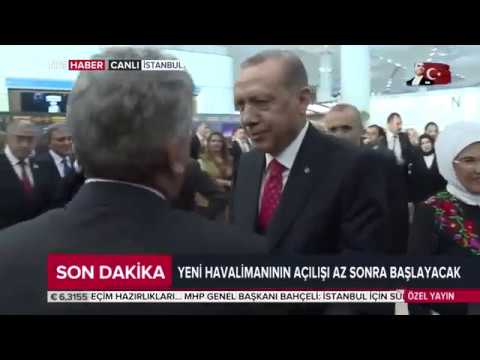 İstanbul Havalimanı'nın açılış töreni 29 Ekim  2018