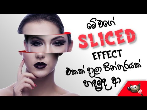 GIMP Tutorial | Slice Effect _ Sinhala - YouTube