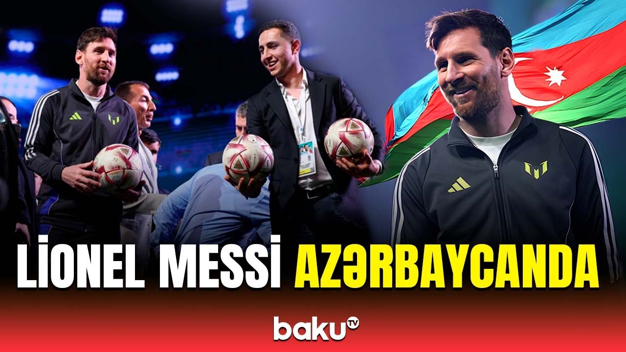 Messi və komanda yoldaşlarının Bakı səfərində maraqlı anlar yaşandı ...