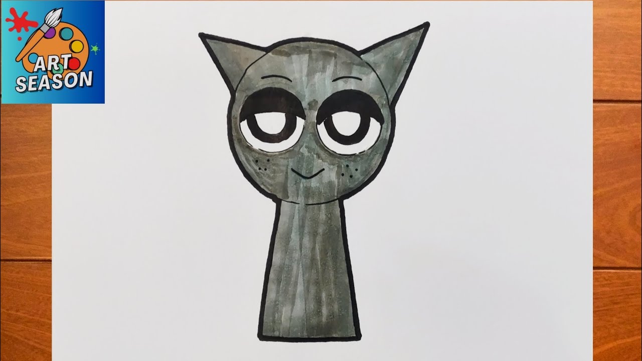 How to Draw Gray from Incredibox Sprunki - YouTube