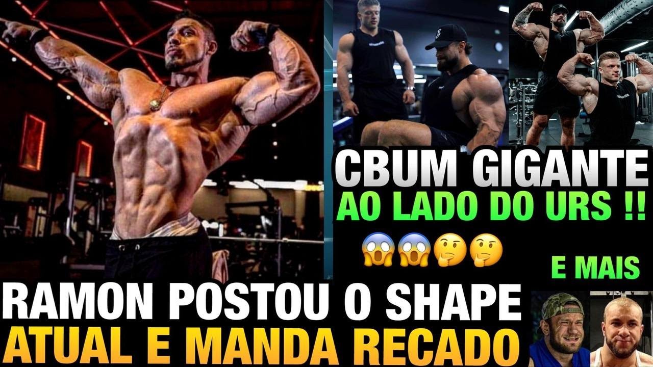 RAMON MOSTRA SHAPE ATUAL - CBUM ENORME AO LADO DO URS NO TREINO ...