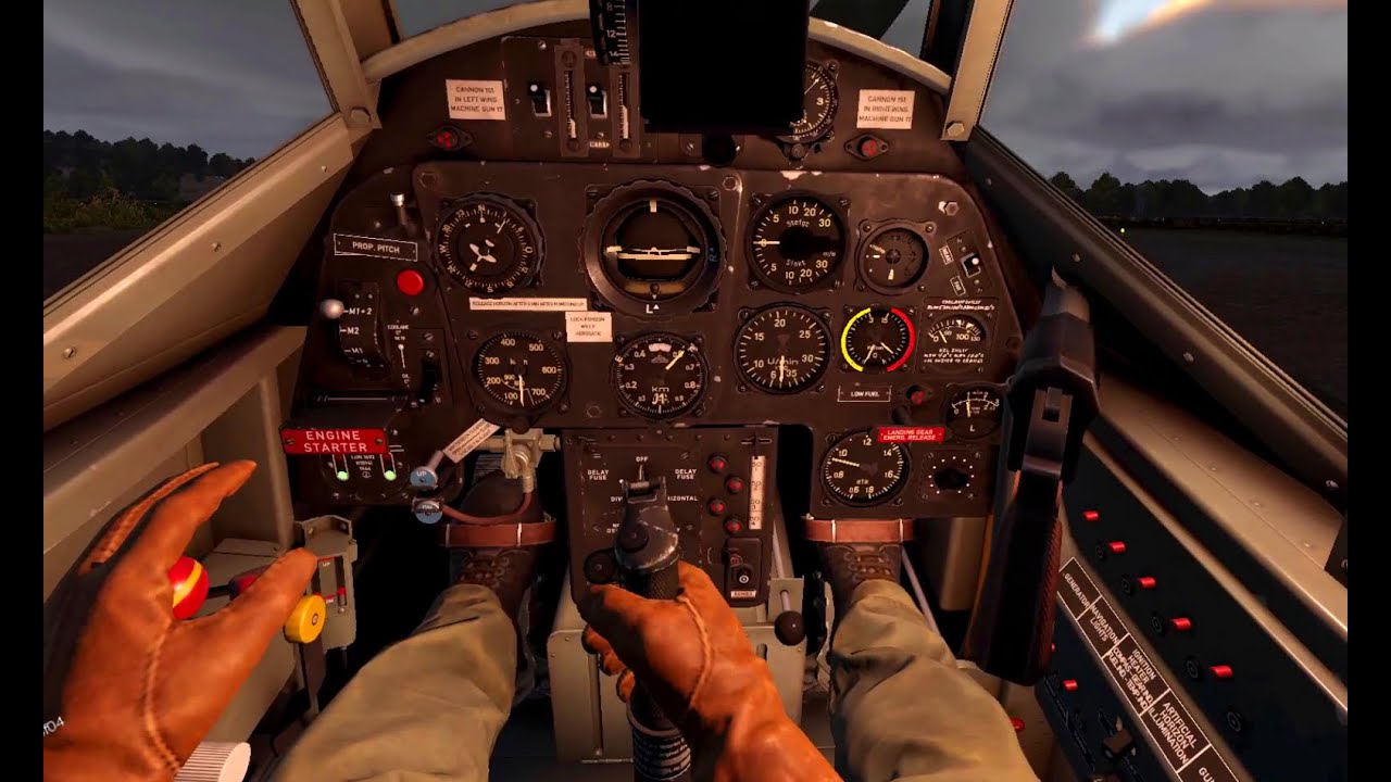 Вылет на Sakeen (Avia S-199) в СБ режиме в War Thunder, VR. - YouTube