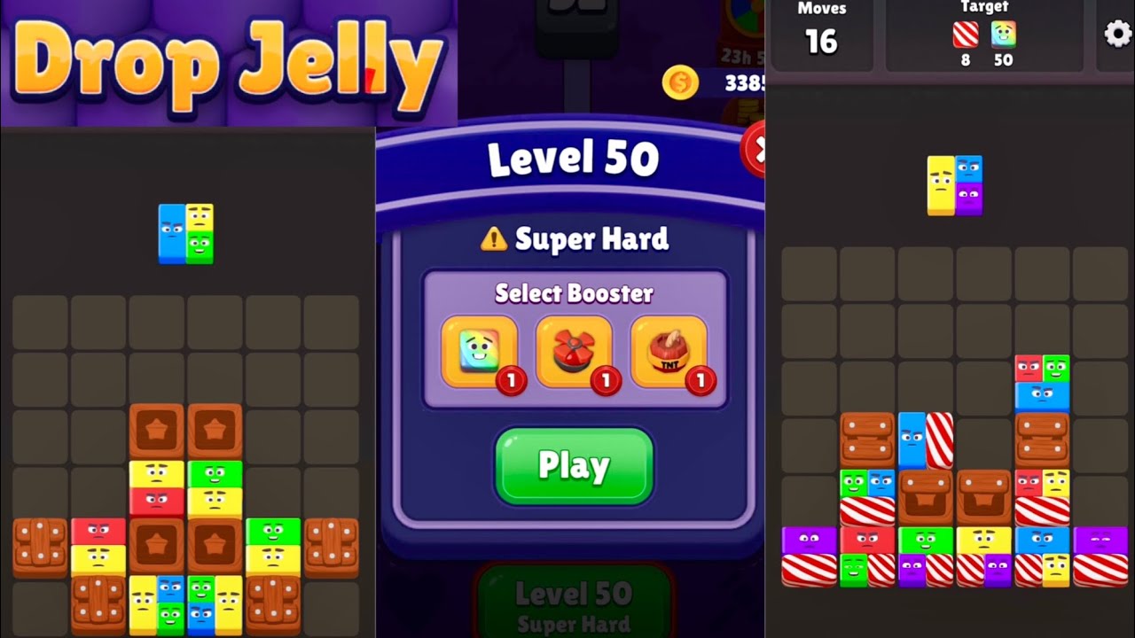 Drop Jelly Level 41-50 Super Hard Gameplay Walkthrough - YouTube