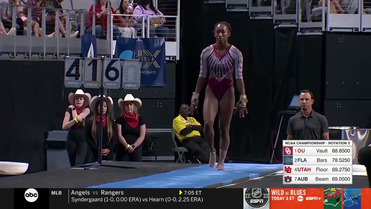 Danae Fletcher (Oklahoma) Vault 2022 National Championship Final 9.8875 ...