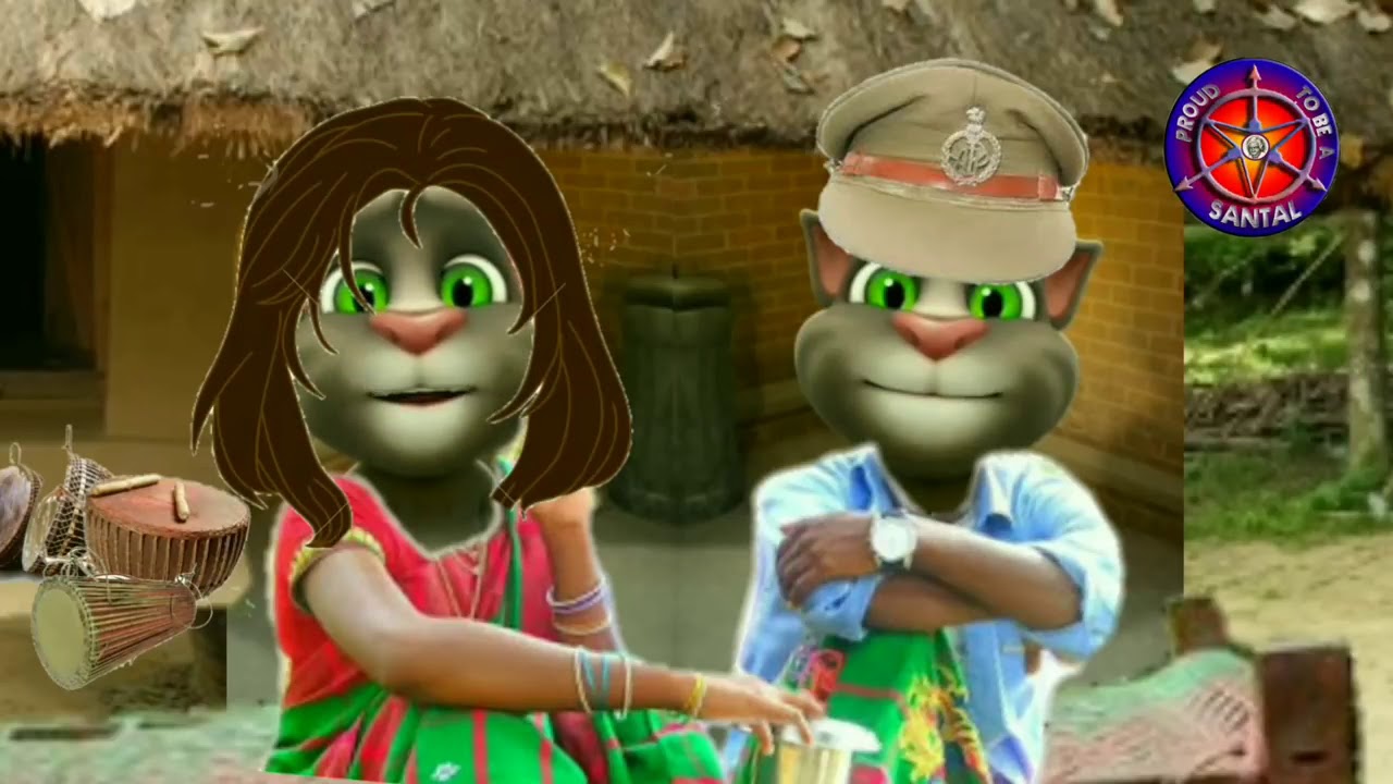 NEW SANTALI COMEDY SANTALI PUSI COMEDY VIDEO - YouTube