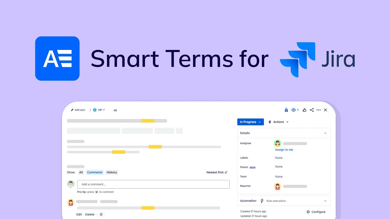 Smart Terms for Jira - Glossary - YouTube
