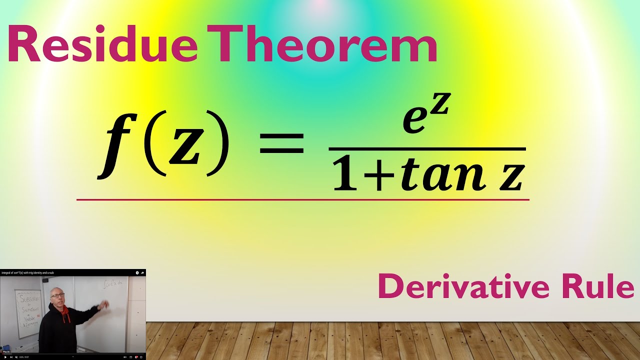 Residues of a Function with Tangent in Complex Analysis - YouTube