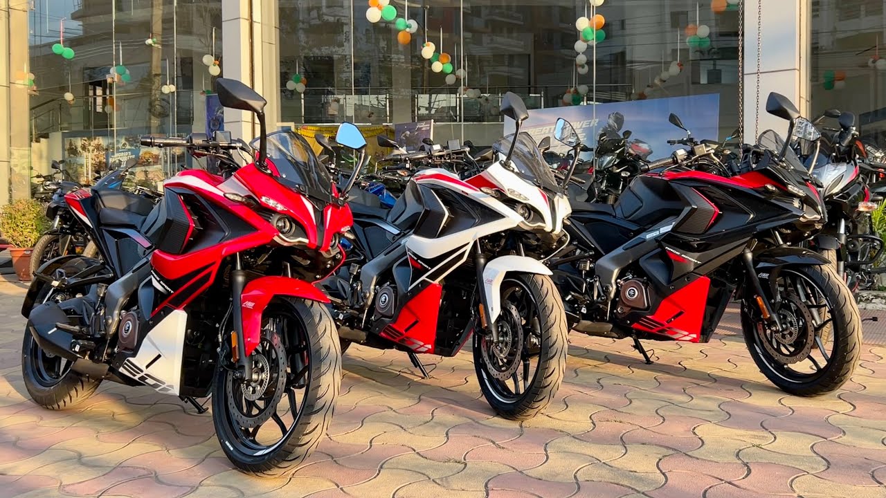 2025 New Bajaj Pulsar RS 200 With New Updates | All Colour Option😍 | 3 ...