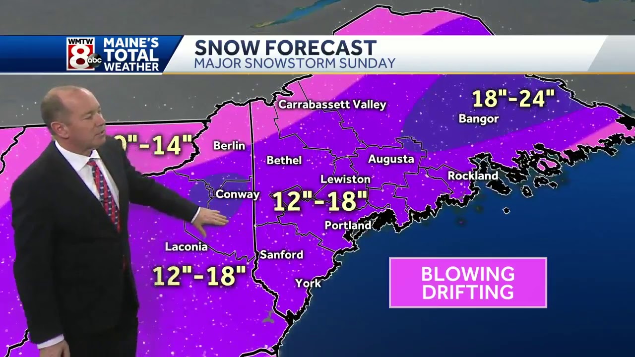 Winter storm warnings issued ahead of our approaching storm. - YouTube