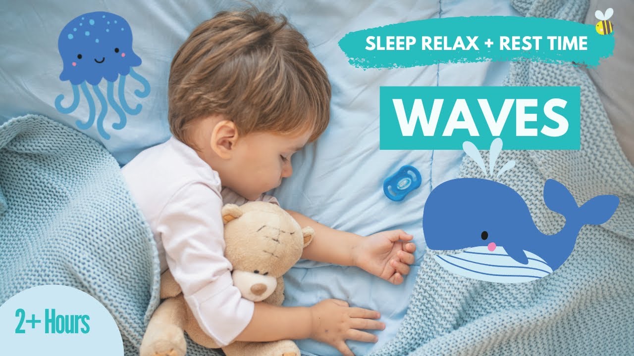 2 hrs+ Sleep Relax + Rest Time l Sleep Calm and Gentle Waves and the ...