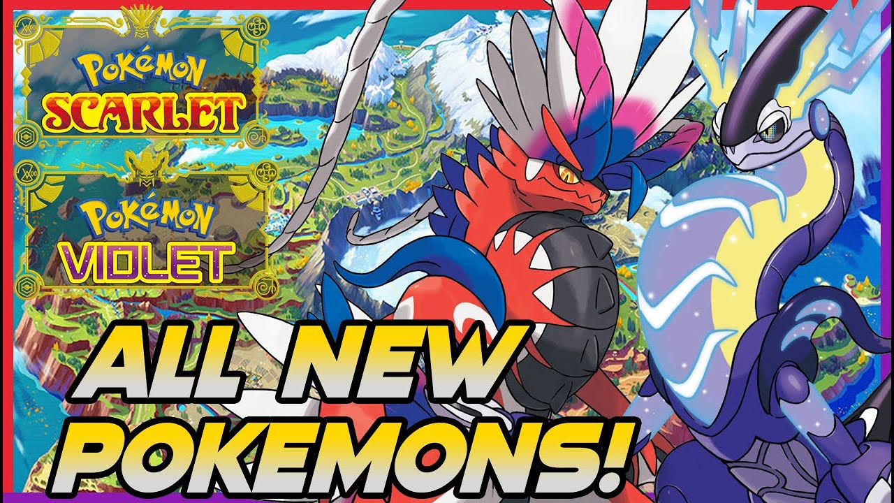 ALL NEW POKEMONS in Pokemon Scarlet and Violet (Nintendo Switch) - YouTube