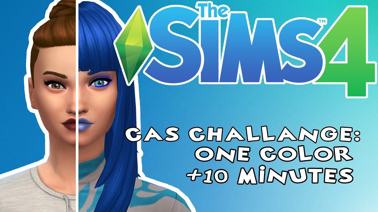 The Sims 4 PL | One Color Challenge + 10 Minutes CAS Challenge w ...