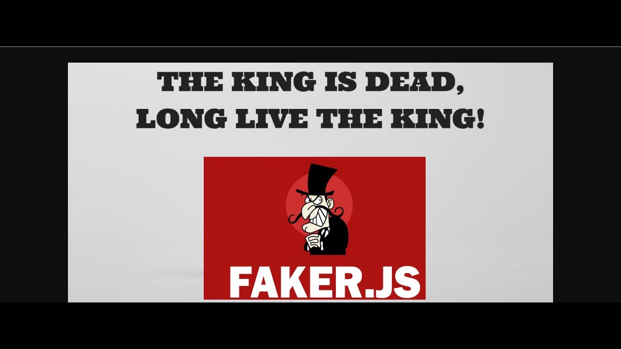 Alternatives to Faker js - YouTube