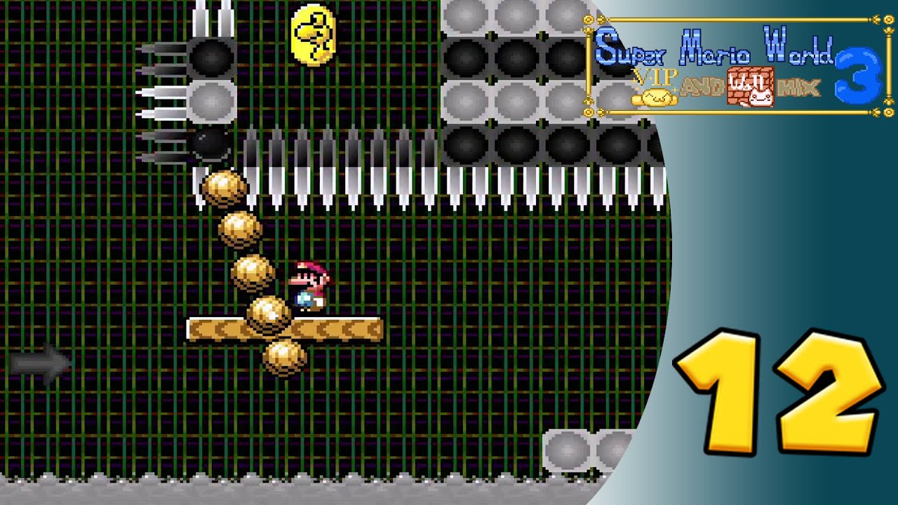 VIP and Wall Mix 3 [SMW-Hack] - Part 12 - Millimeterarbeit mit der ...