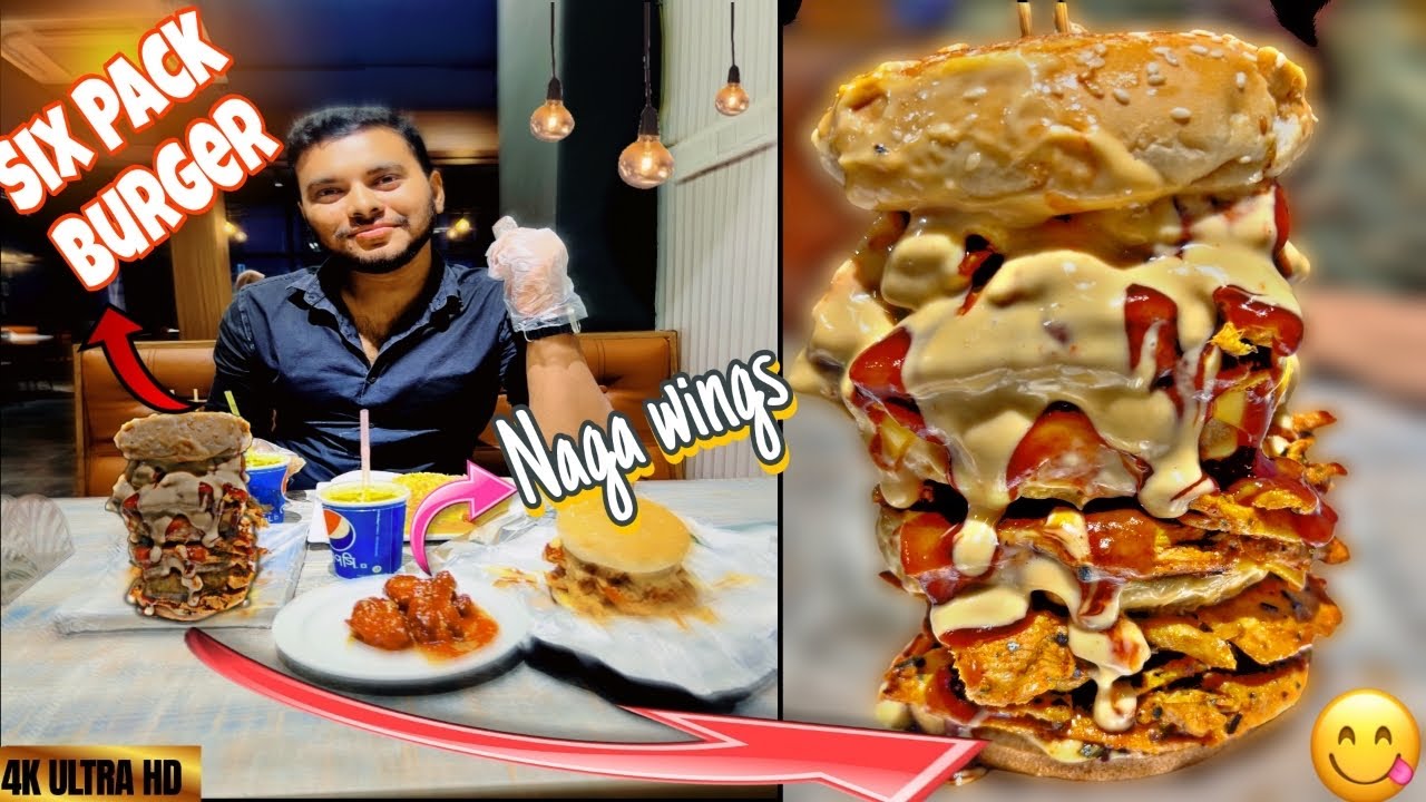 Six Pack Burger. Good or Worst? 4k - YouTube
