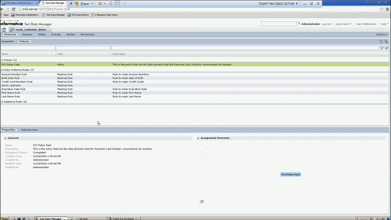 Informatica Test Data Management – Demo - YouTube