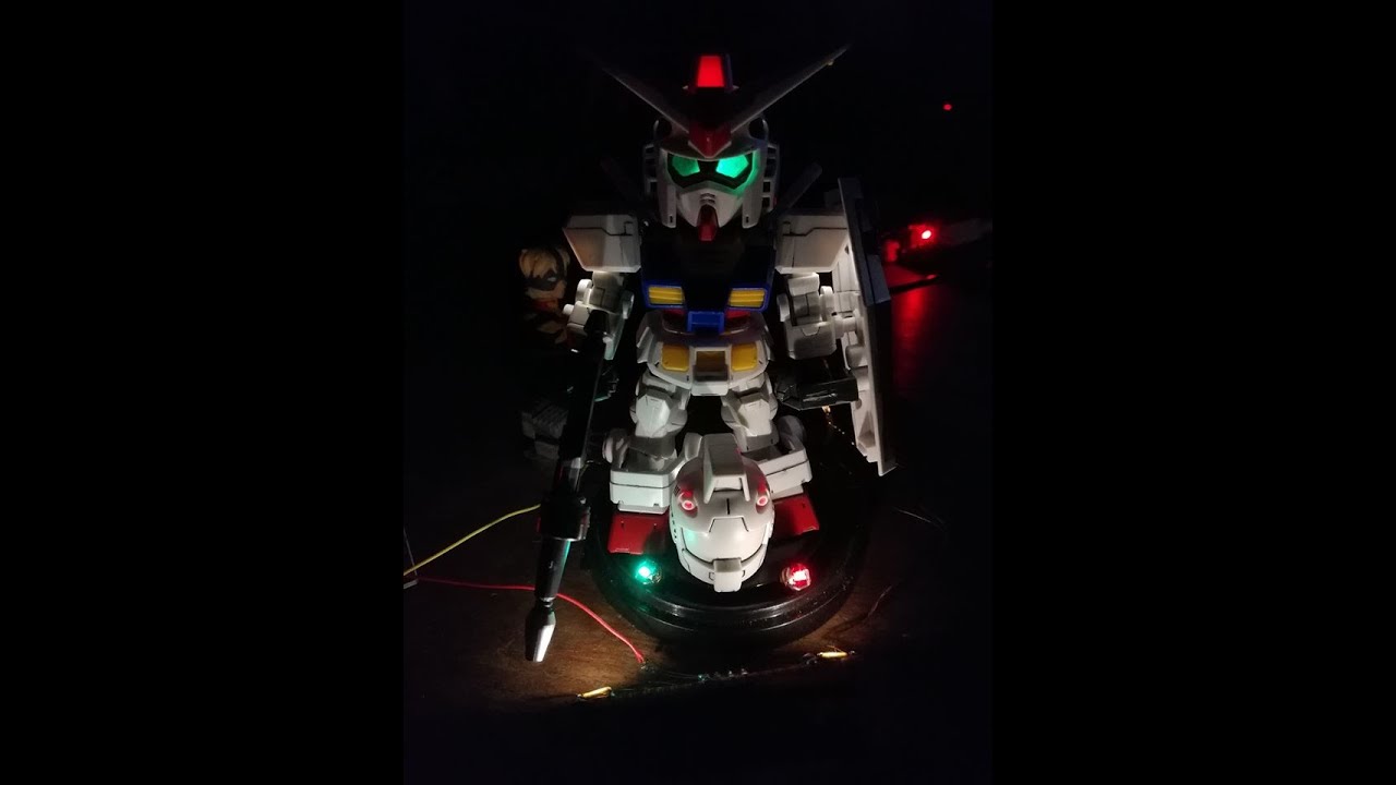 DIY GUNPLA Wireless LED - YouTube