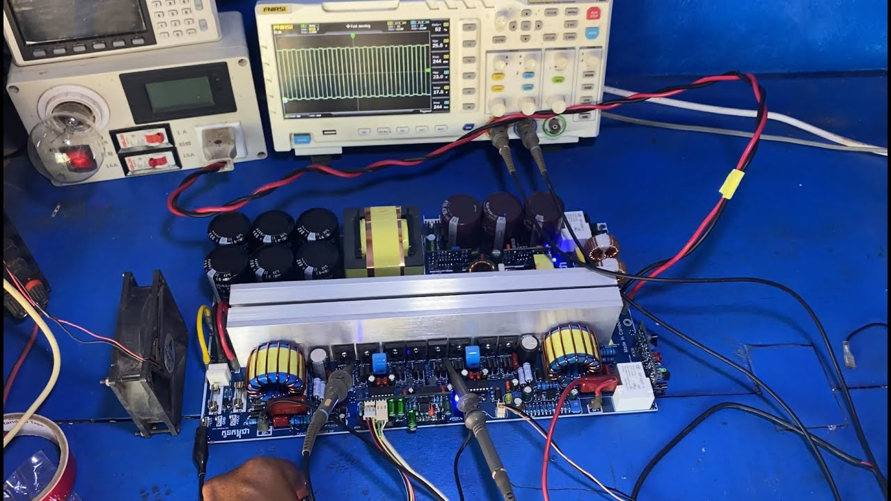 Digital Amplifier class D 5000W included SMPS 6KW - YouTube