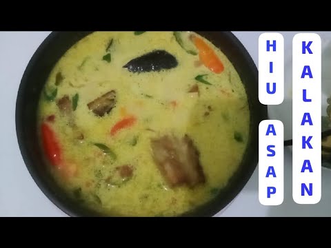 IKAN KALAKAN (HIU ASAP). SANTAN CABE IJO. MANTAP - YouTube