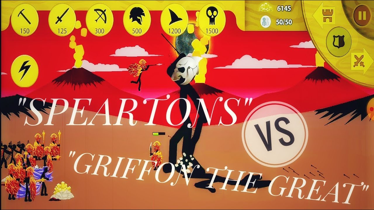 Stick War Legacy Speartons VS Griffon The Great - YouTube