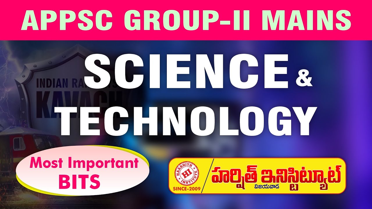 SCIENCE & TECHNOLOGY | సైన్స్ & టెక్నాలజీ || Most Important Bits ...
