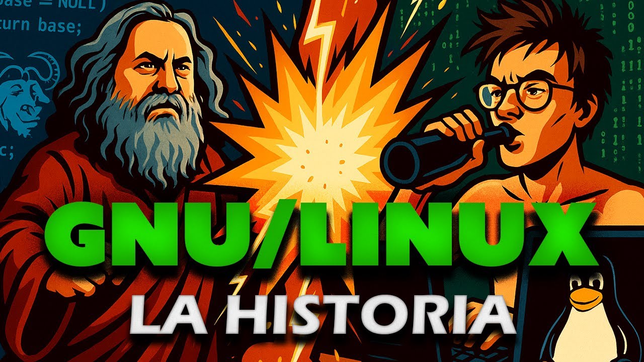 Cómo Nació GNU/Linux: Software Libre y una Chispa Explosiva - YouTube