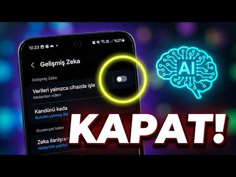 Yapay Zeka Seni İzliyor! Telefonunda Kapatman Gereken 5 Gizli Ayar