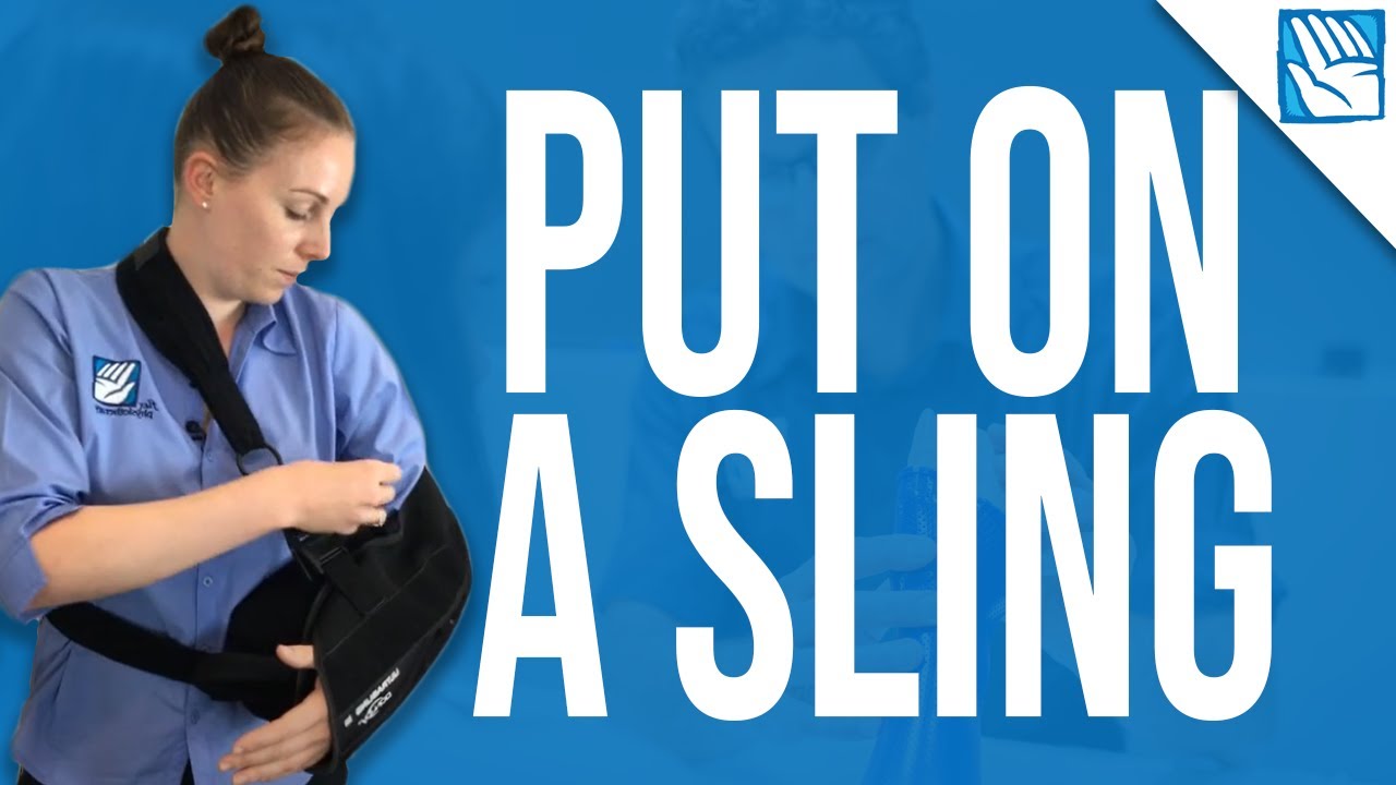 How to Apply An Abduction Sling - YouTube