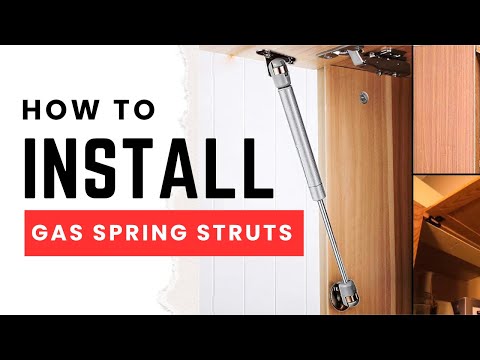 How to Install Gas Struts for Cabinets - Hydraulic Gas Spring Installation Guide